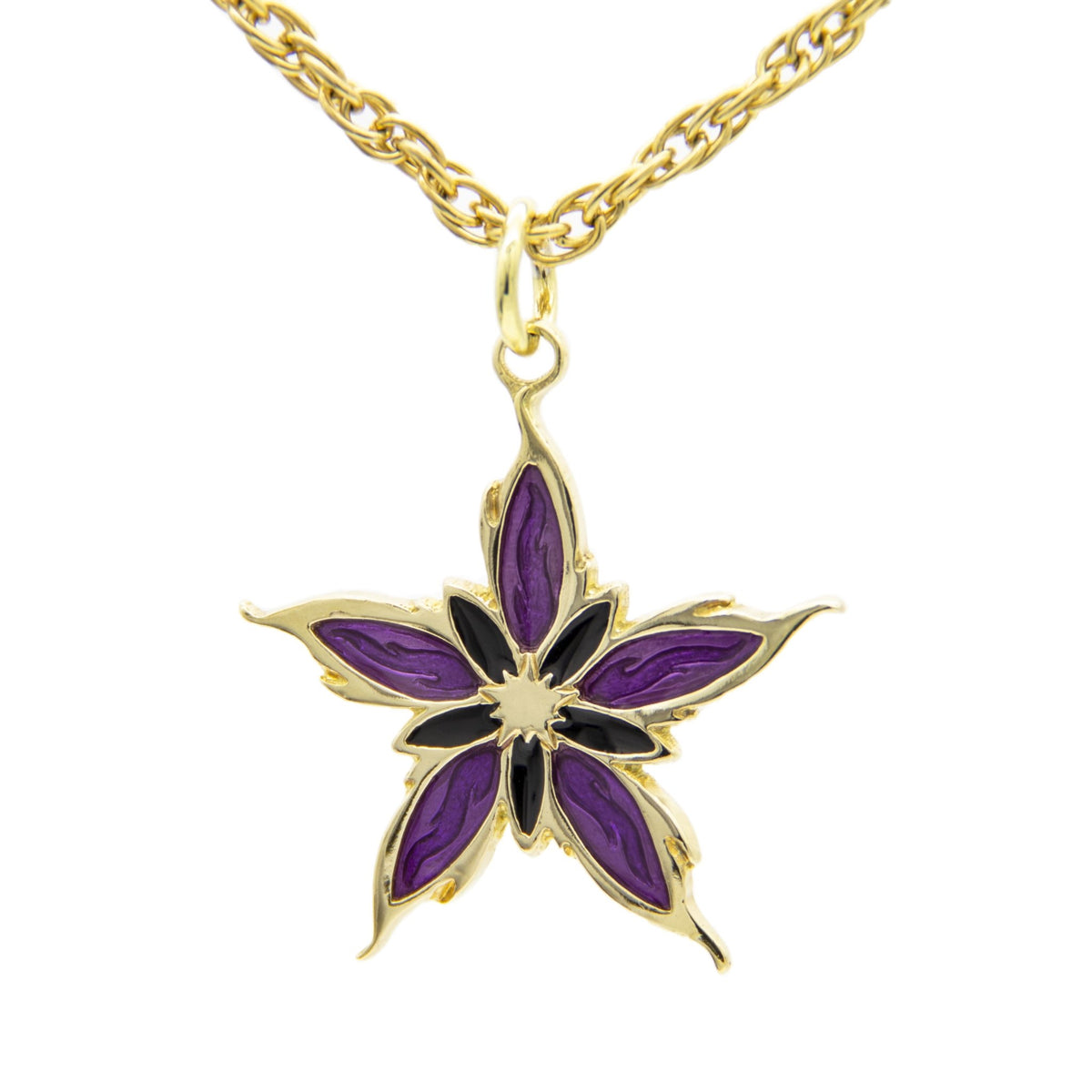 Enameled Nalthis Pendant - Brass – BJS Inc.