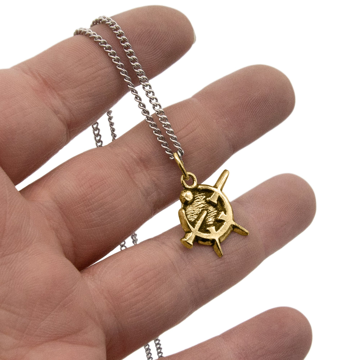 Gold Atium Allomancer Necklace from Brandon Sanderson's Mistborn – BJS Inc.