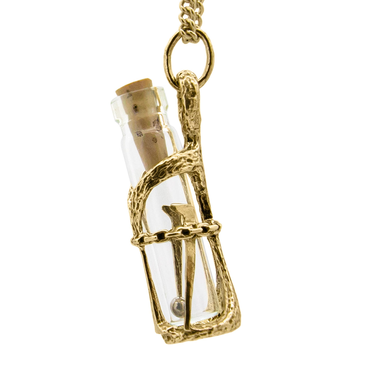 14k Gold Mistborn Vial Necklace from the series by Brandon Sanderson ...